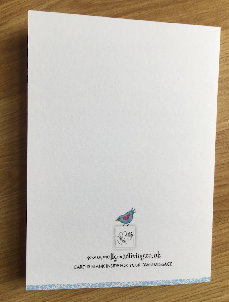 Good Luck greeting card blank inside | Etsy