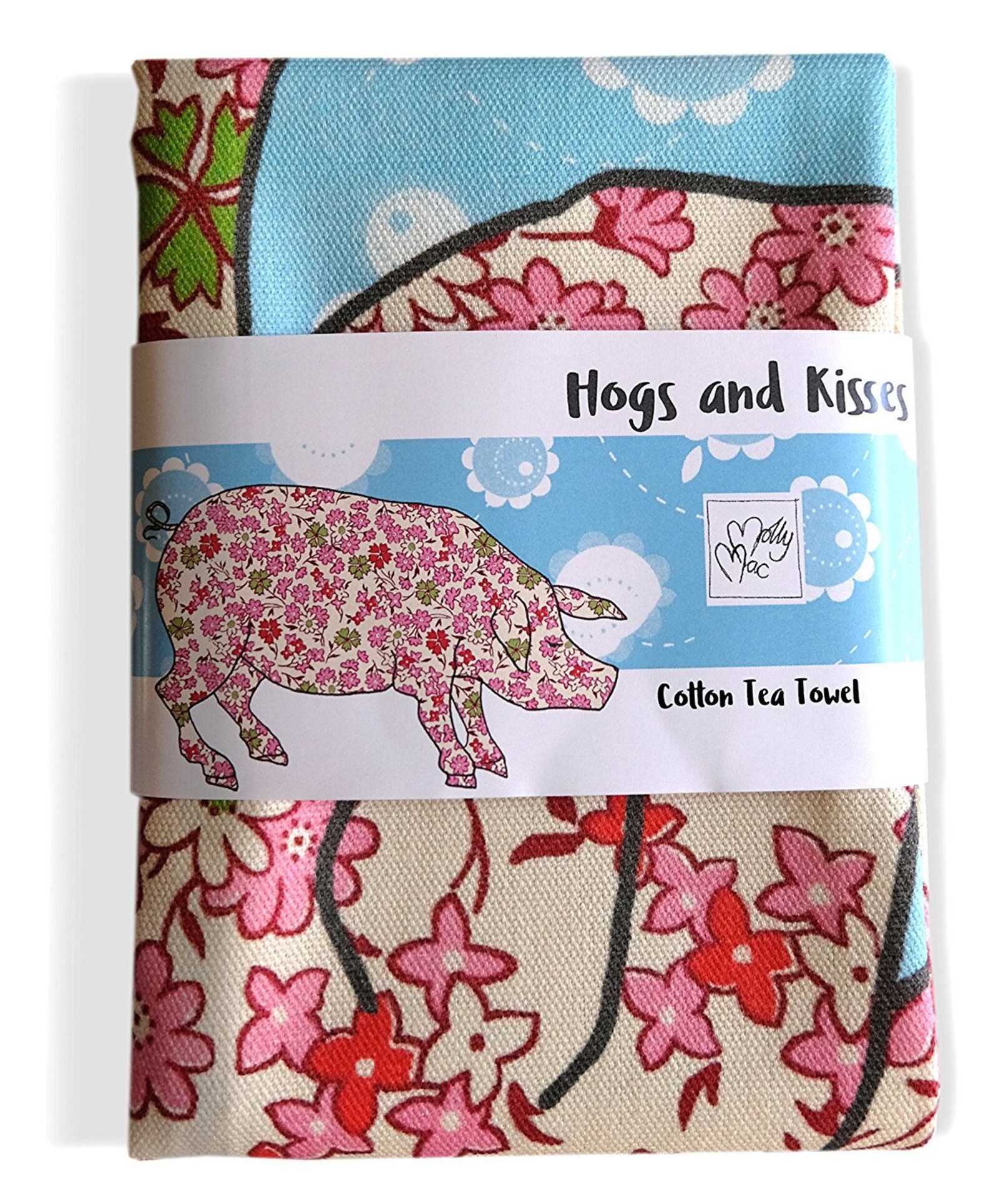 Pig Kitchen Towel Cotton Hog Tea Towel Made for Colorful | Etsy