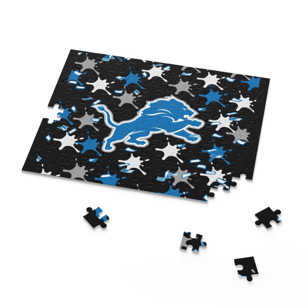 Detroit Lions Puzzle, Lions Puzzle, Family Puzzle Night, Gifts for ...