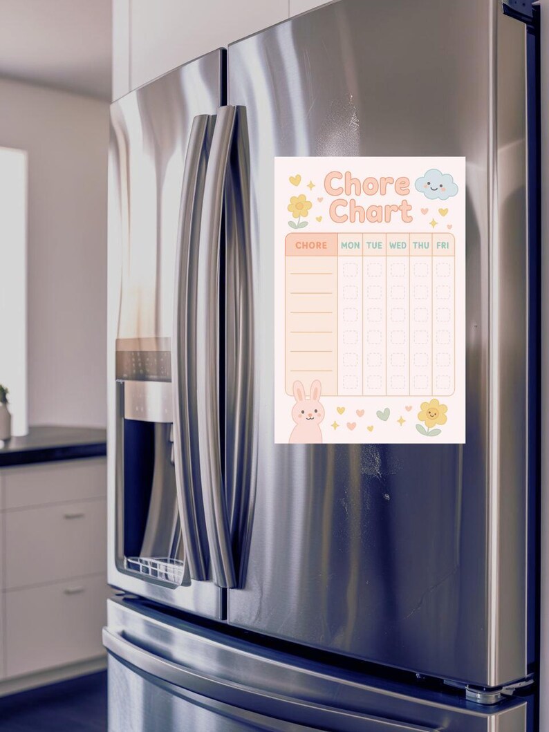 Kids Chore Chart- Girls - Etsy