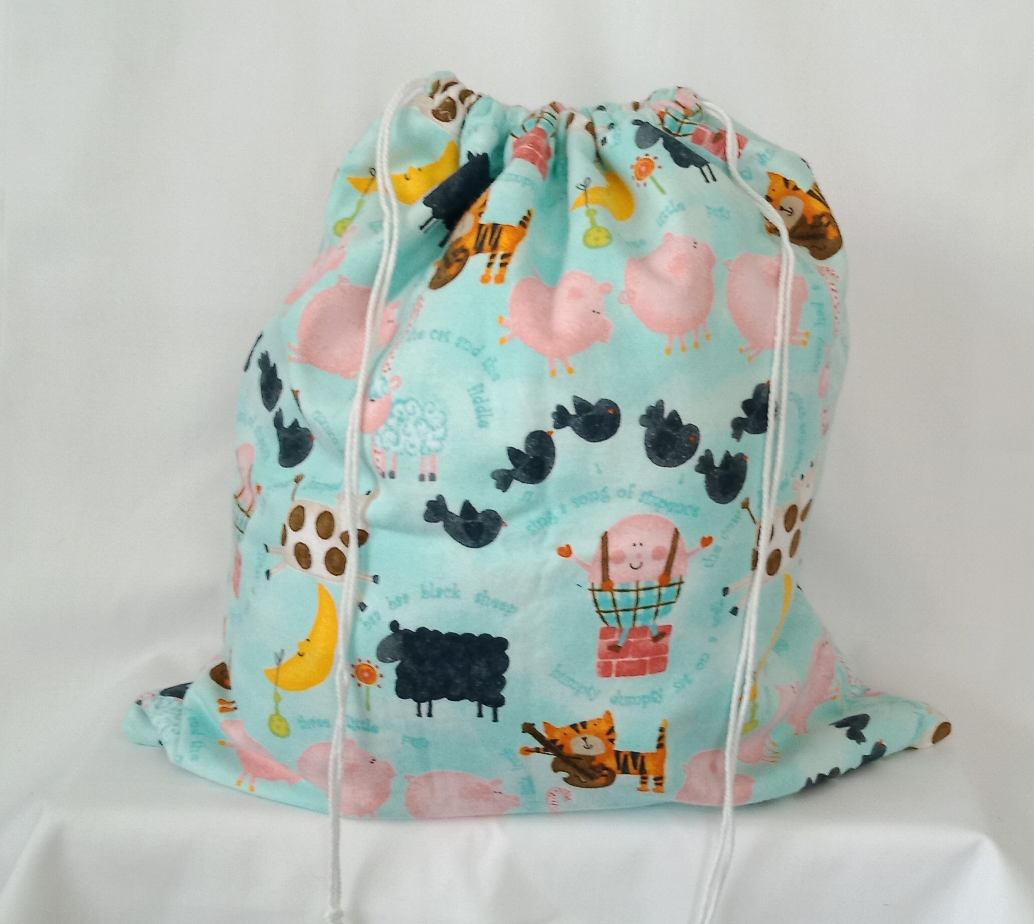 Drawstring Bag Nursery Rhymes Lined Drawstring Bag - Etsy