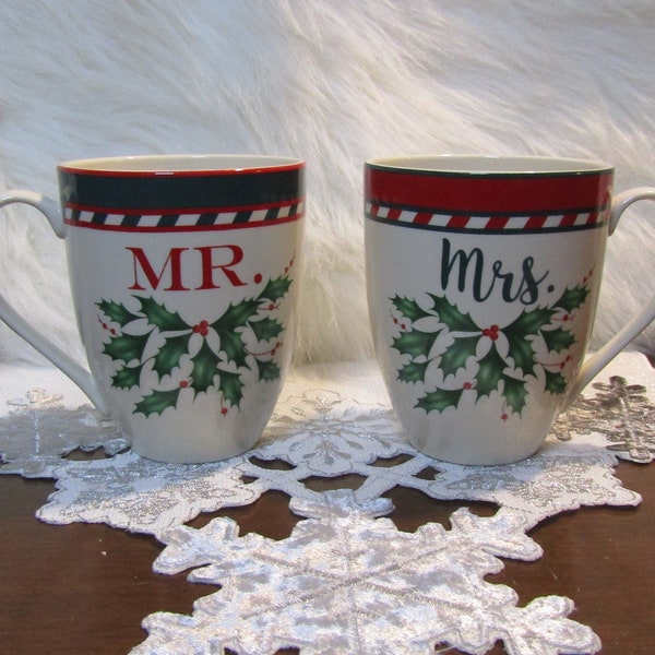 Mr and Mrs Mugs - Etsy