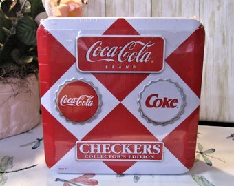 Coca Cola Checkers - Etsy