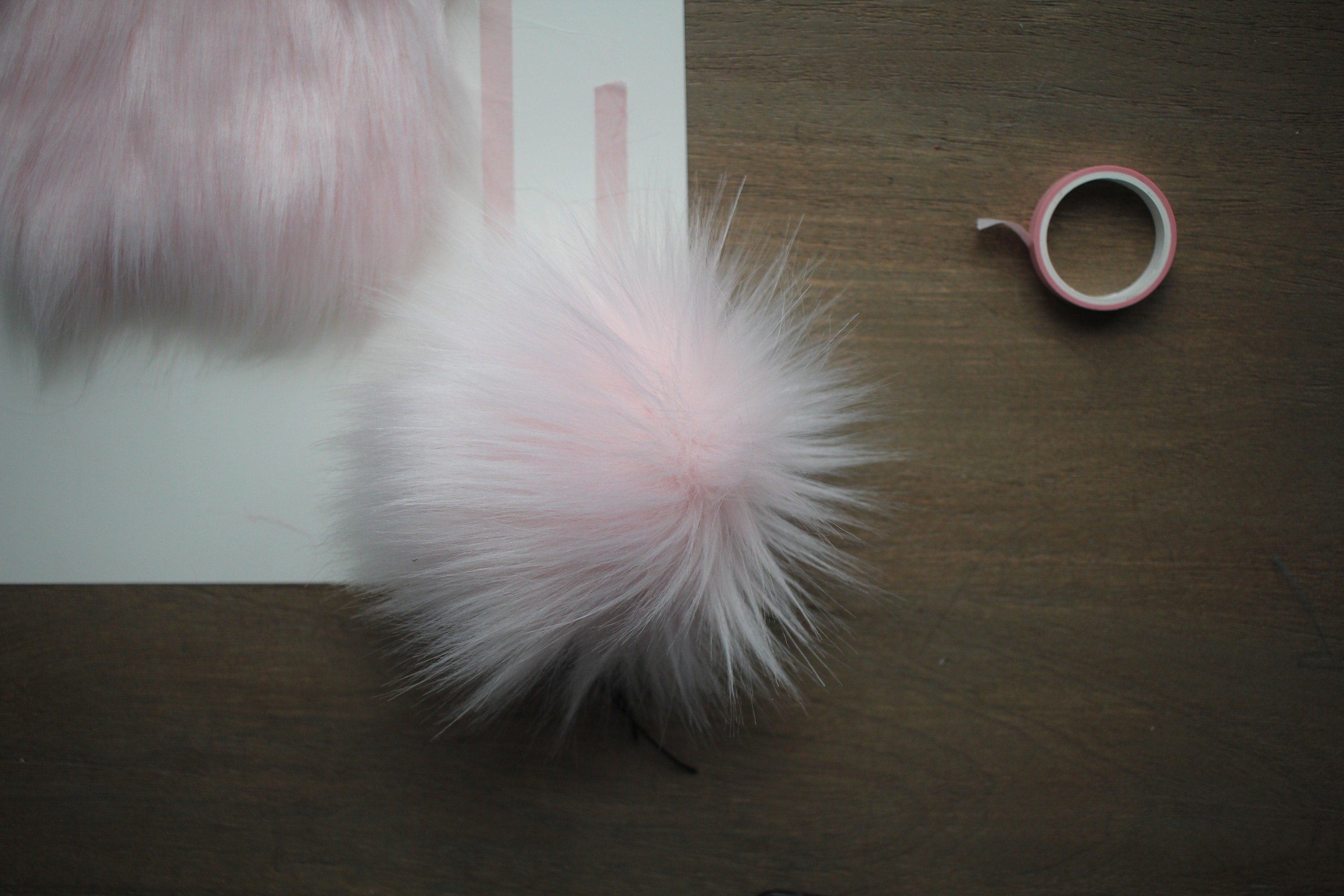 008 CHERRY BLOSSOM Faux Fur Pom Pom Pom Pom for Hat - Etsy