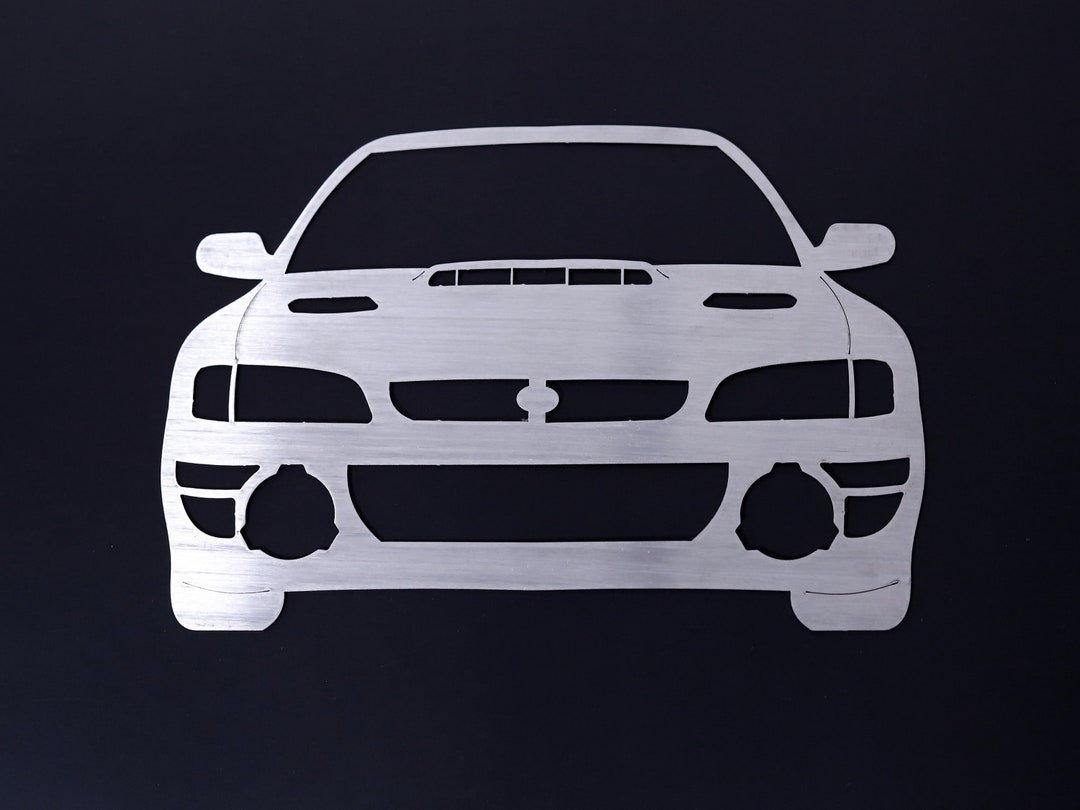Subaru Impreza RS/WRX/STI GC8 Front End Metal Wall Art - Etsy