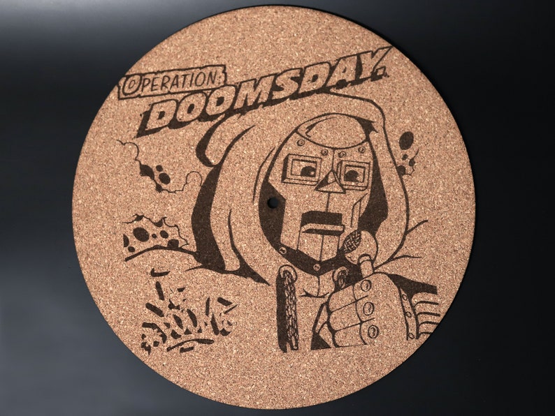 MF DOOM - Operation Doomsday (cartoon Version) Cork Turntable Slip Mats ...
