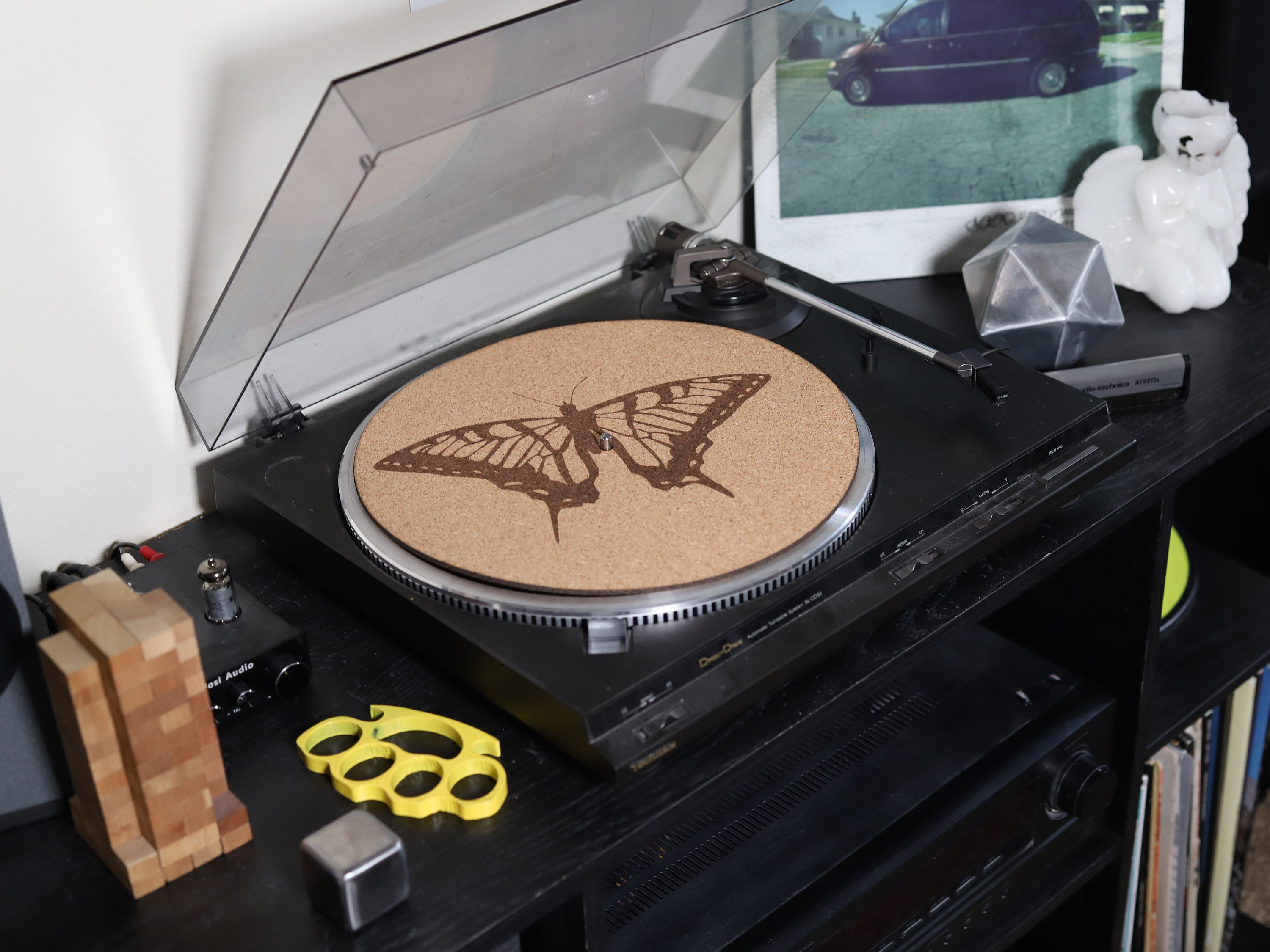 CUSTOM MADE Cork Turntable Slip Mats for Vinyl/records Laser Cut and ...