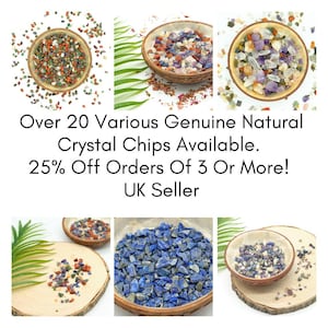 Crystal Chip Stones Small Tiny Various Healing Gemstones Beads Nuggets ...