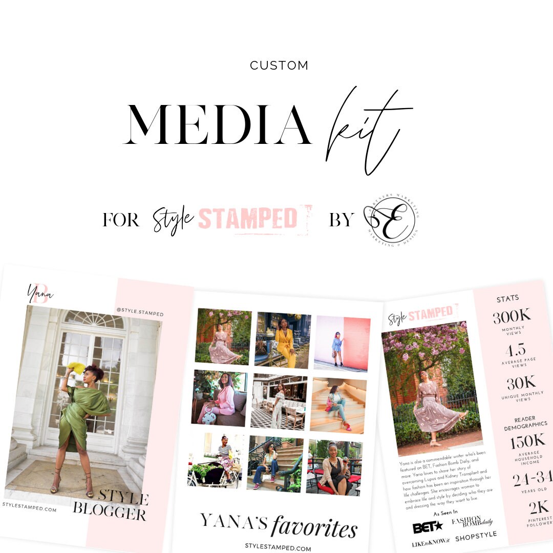 Media Kit Youtuber Media Kit, Blogger Media Kit, Influencer Media Kit ...