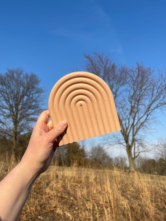 Concrete Standing Arch Minimalist Decor Rainbow Arch - Etsy