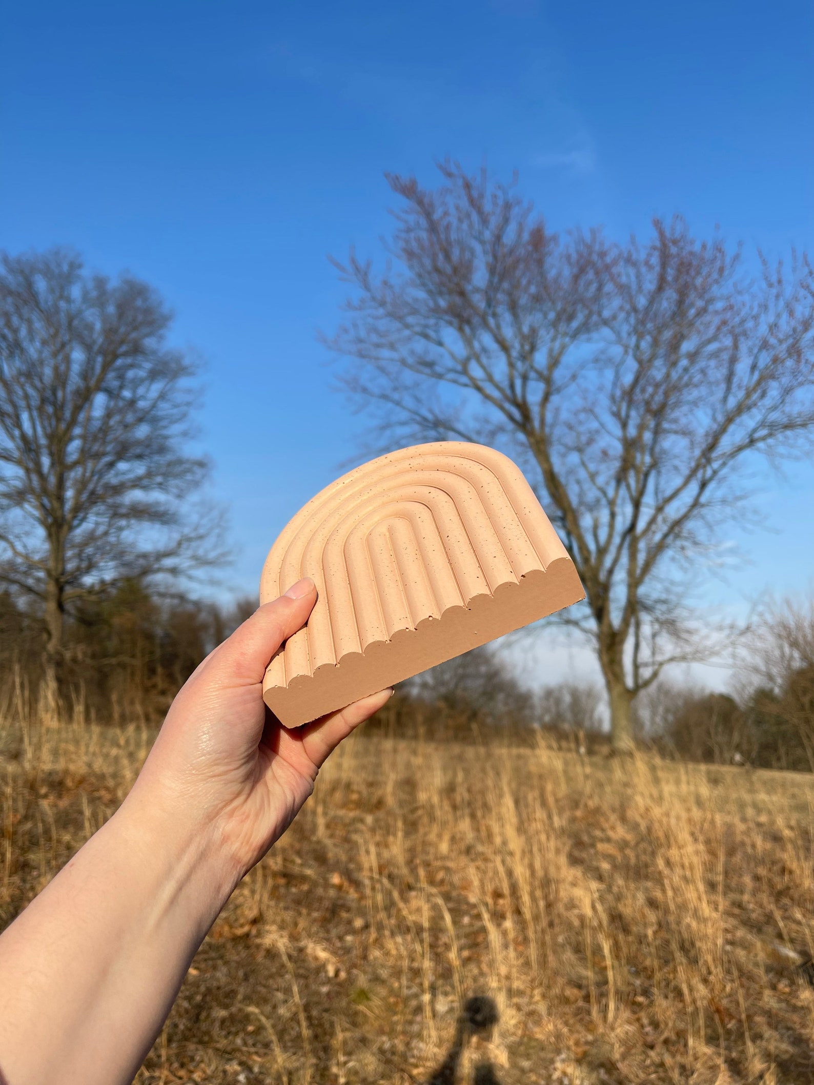 Concrete Standing Arch Minimalist Decor Rainbow Arch - Etsy