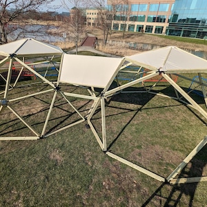 Geodesic Dome Hub Kit: Metal Connectors for Igloo, Greenhouse, Glamping Tent - Etsy