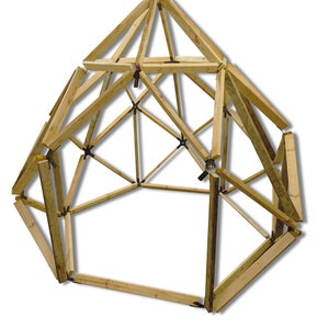 Zome Dome Hub Brackets - DIY Sheet Metal Connector Kit by Thunder Domes ...