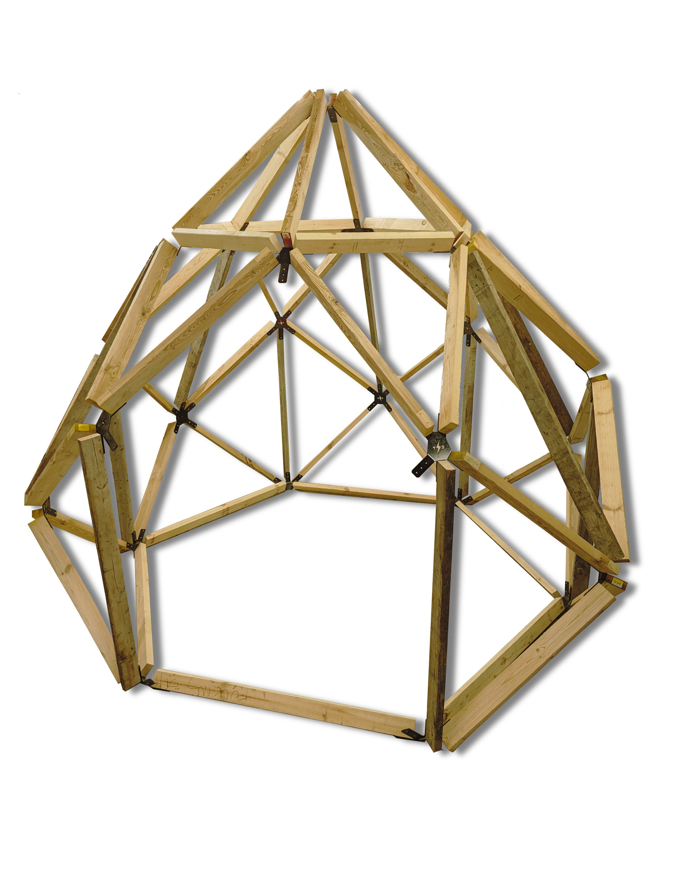 Zome Dome Hub Brackets - DIY Sheet Metal Connector Kit by Thunder Domes ...