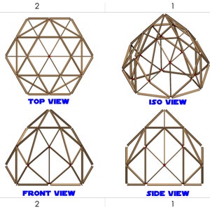 Zome Dome Hub Brackets - DIY Sheet Metal Connector Kit by Thunder Domes ...