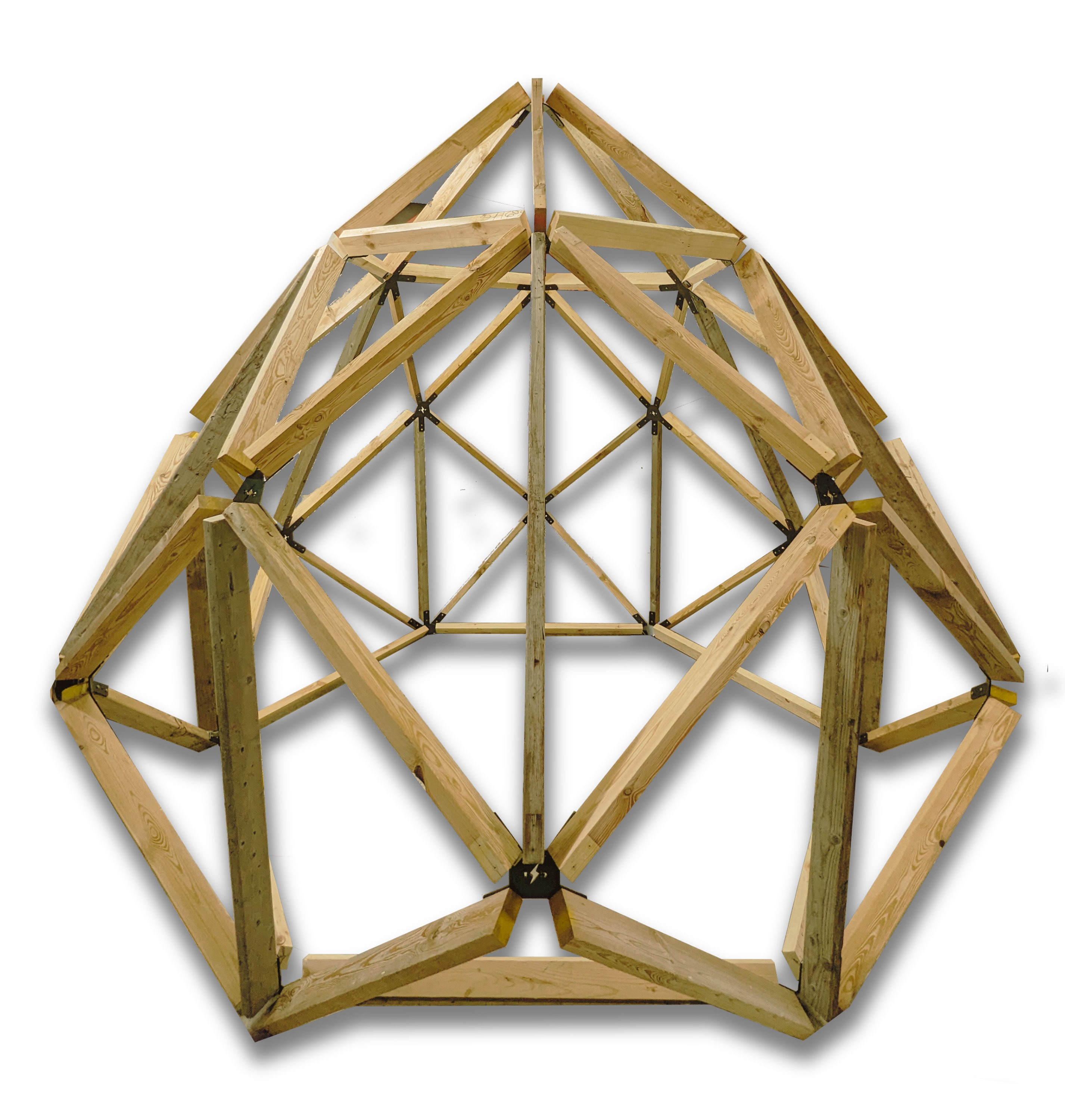 Zome Dome Hub Brackets - DIY Sheet Metal Connector Kit by Thunder Domes ...