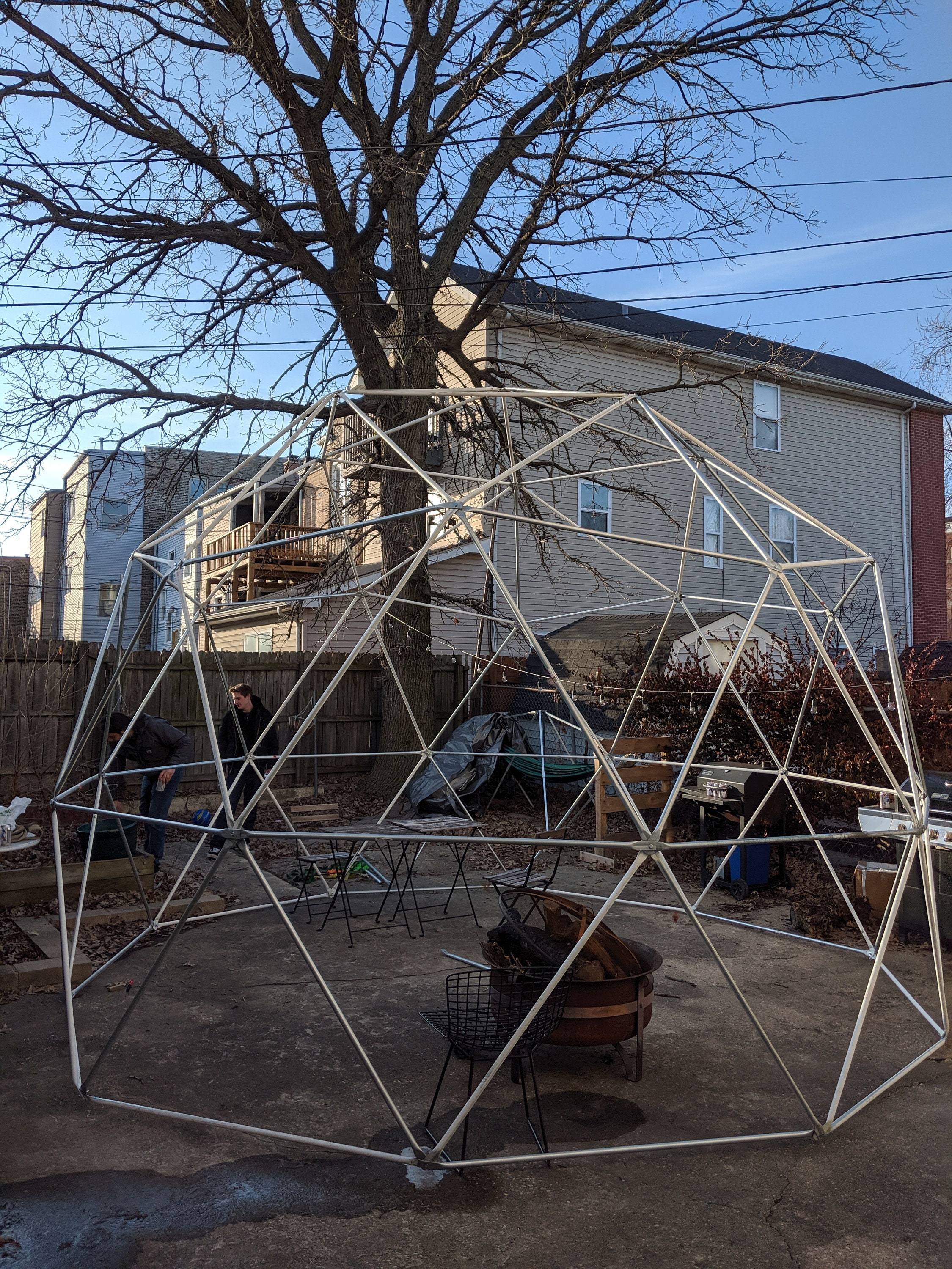 2V Geodesic Dome Igloo Greenhouse Dining Pod for Outdoor | Etsy