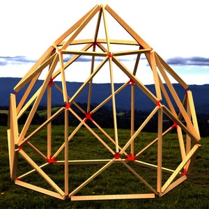 Zome Dome Hub Brackets - DIY Sheet Metal Connector Kit by Thunder Domes ...