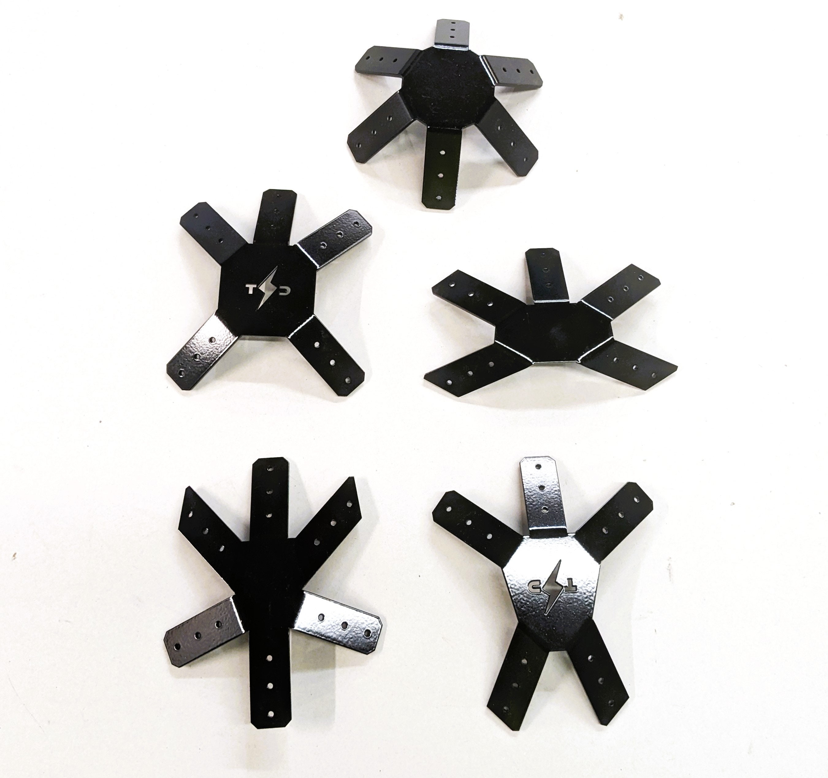 Zome Dome Hub Brackets - DIY Sheet Metal Connector Kit by Thunder Domes ...