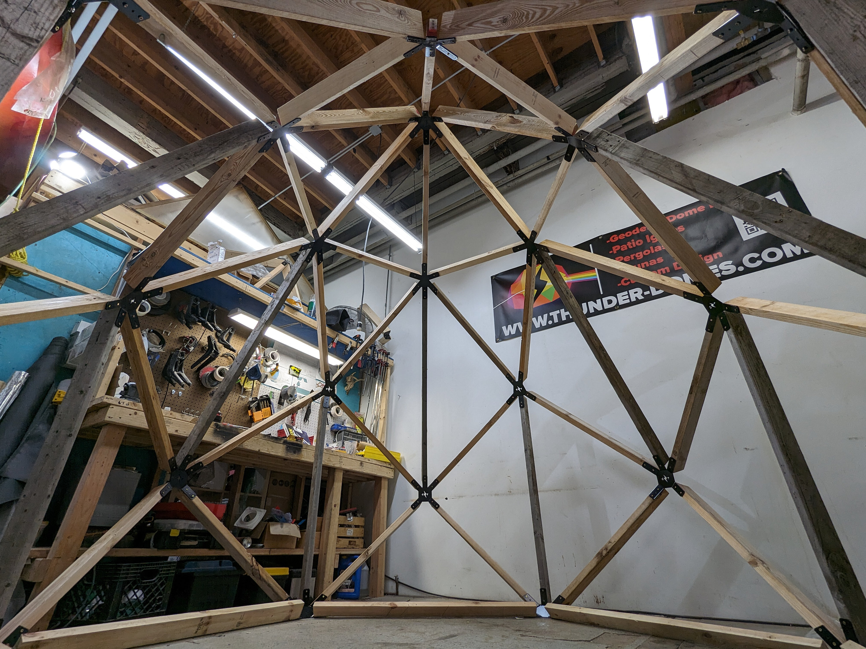 Zome Dome Hub Brackets - DIY Sheet Metal Connector Kit by Thunder Domes ...