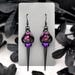 Purple Goth Spike D20 Earrings - Witchy Spike Dice Jewelry - Etsy