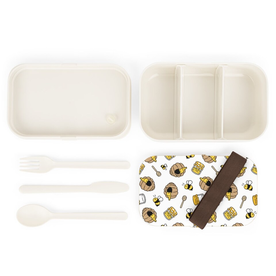 Bumblebee Cottagecore Bento Lunch Box sold by Suzette Boyan | SKU ...