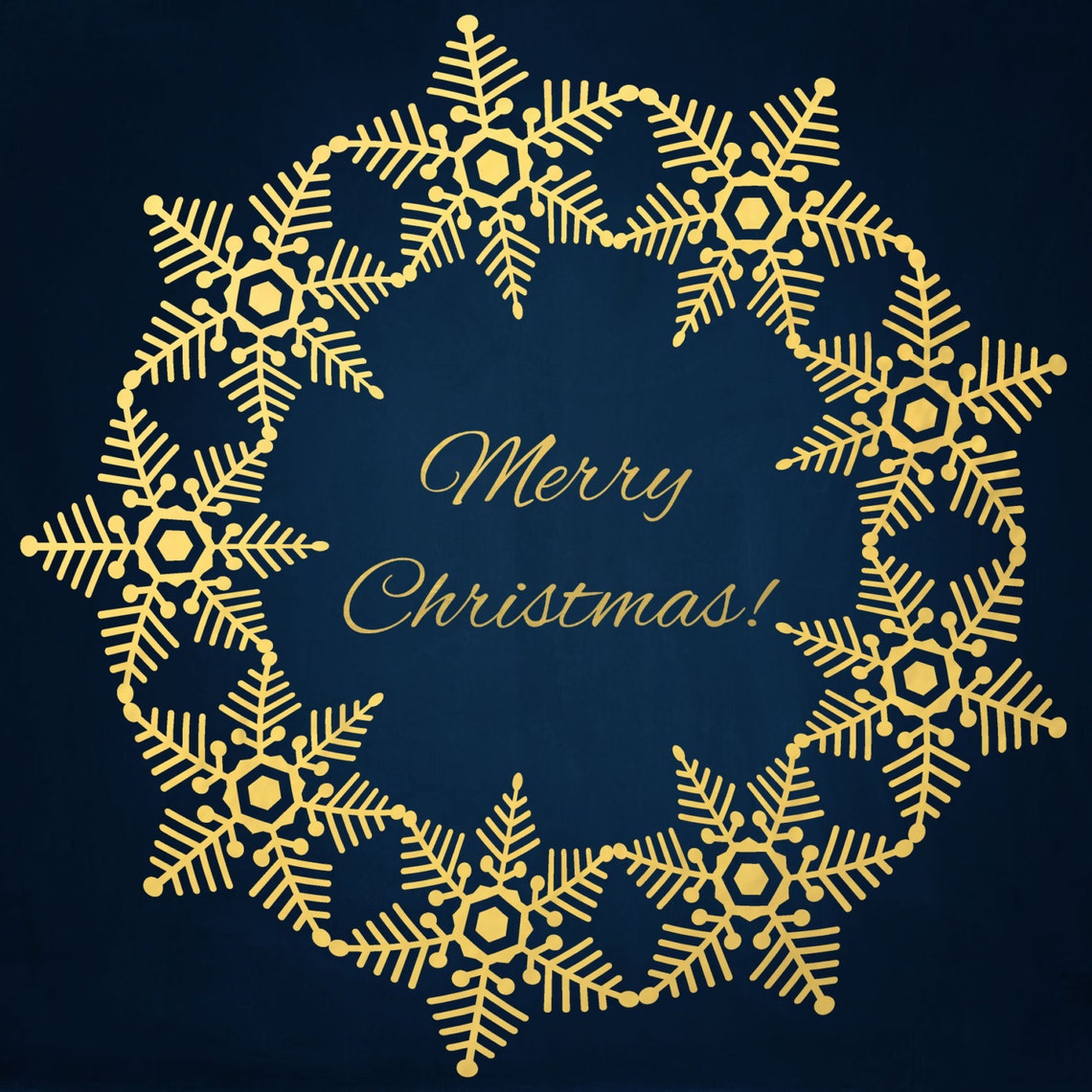 Christmas Clipart Gold Borders Digital Winter Clipart - Etsy