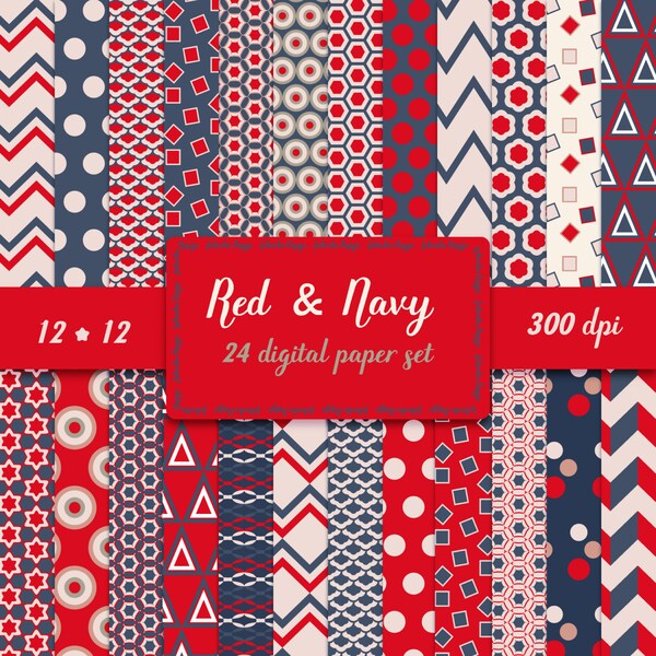 Chevron Scrapbook Paper - Etsy