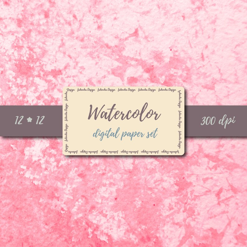 Watercolor Pastel Digital Paper Soft Pastel Watercolor Texture - Etsy