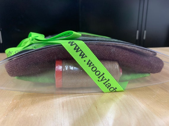 Wooly Lady Pumpkin Patch Pillow kit including soft beautiful hand dyed ...