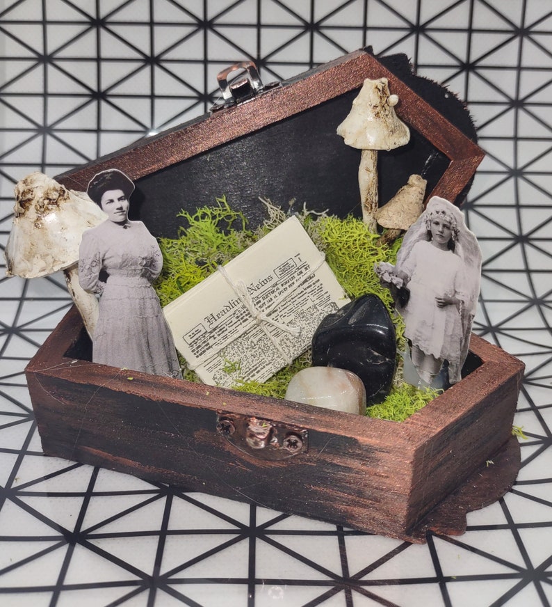 Curiosity Coffin Halloween Decorations Spooky Decor Halloween - Etsy