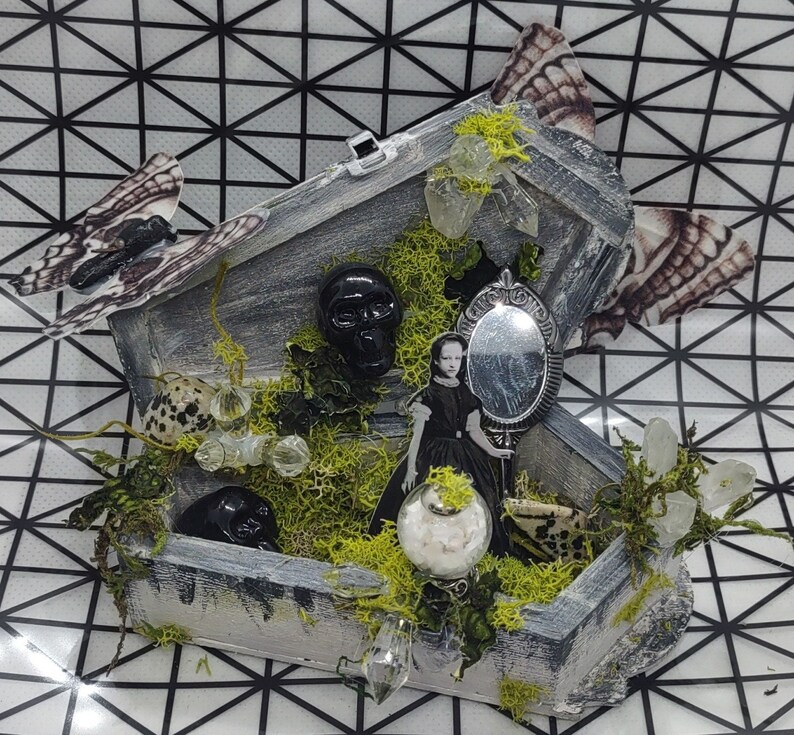 Curiosity Coffin Halloween Decorations Spooky Decor Halloween - Etsy