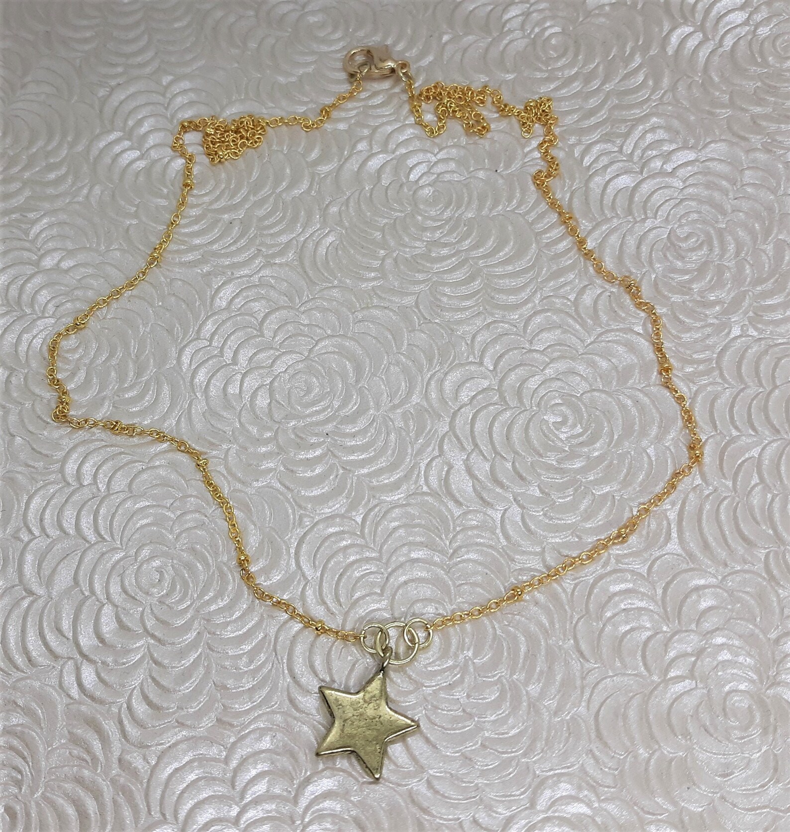 Gold Star Celestial Gold Chain Necklace / Festival Wear / Festival ...