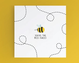 Bees Knees Card - Etsy