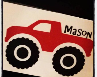 Monster truck decal | Etsy