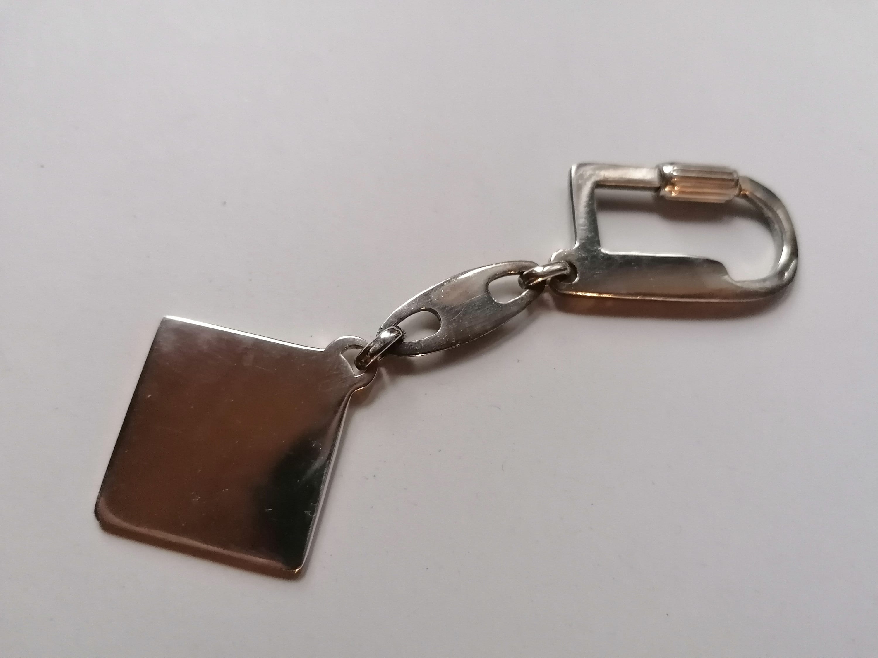 Key Ring in Silver. Vintage 80's Style but Brand New. 3 - Etsy UK