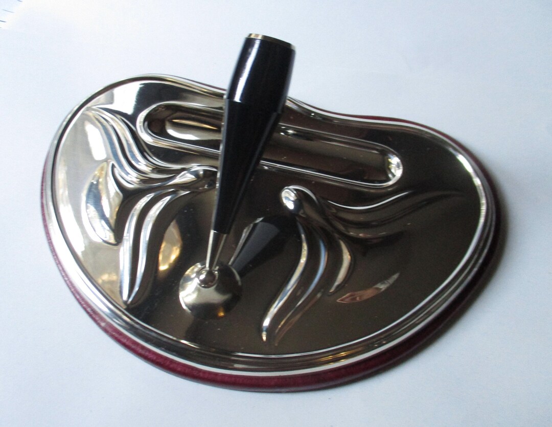 Organiser for Desk in Silver 925. Desk Pad, Pen Holder, Paperweight - Etsy