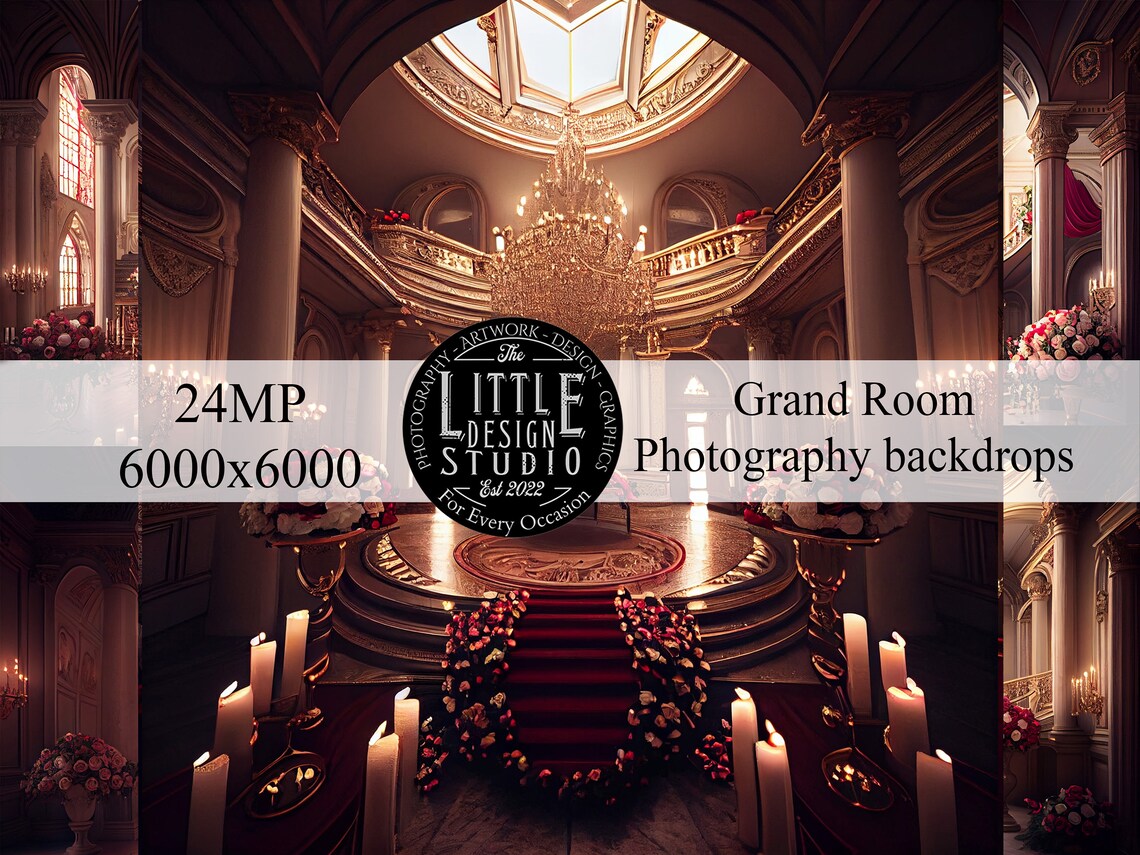 Wedding Backdrop Overlays Elegant Studio Backdrop Overlays, Fine Art ...