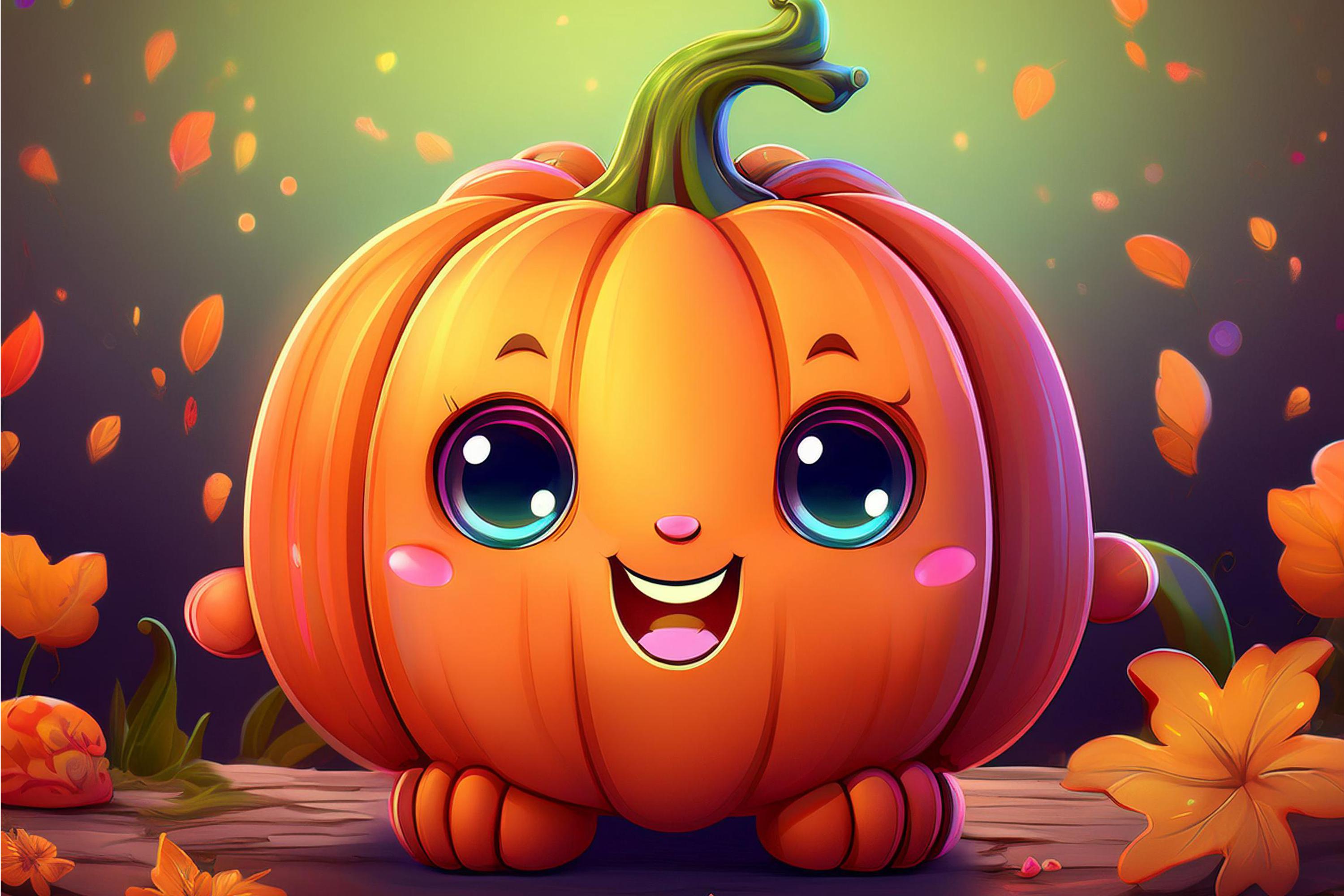 Halloween Pumpkin Decoration Ideas Set of Cute Pumpkin Images, All ...