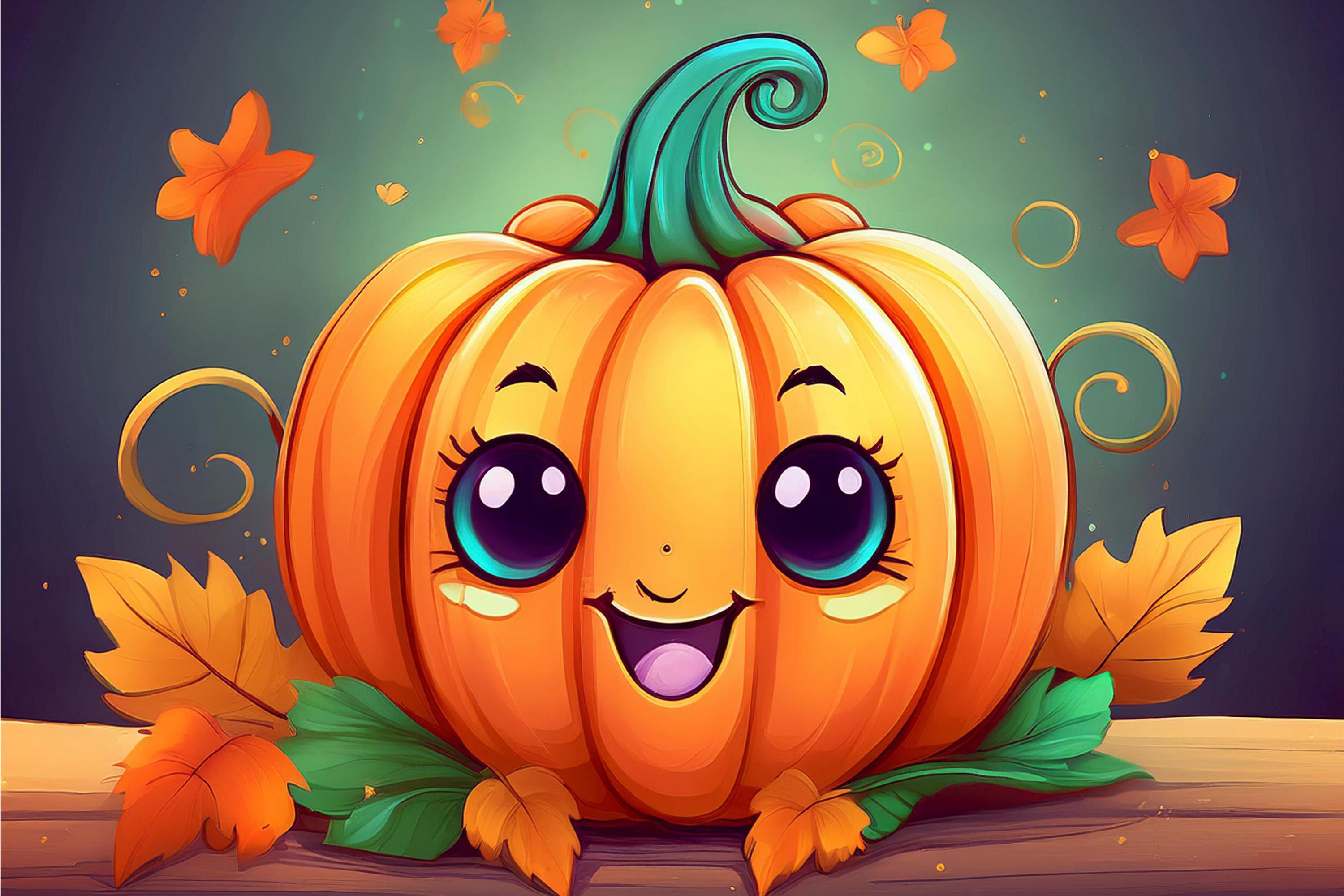 Halloween Pumpkin Decoration Ideas Set of Cute Pumpkin Images, All ...