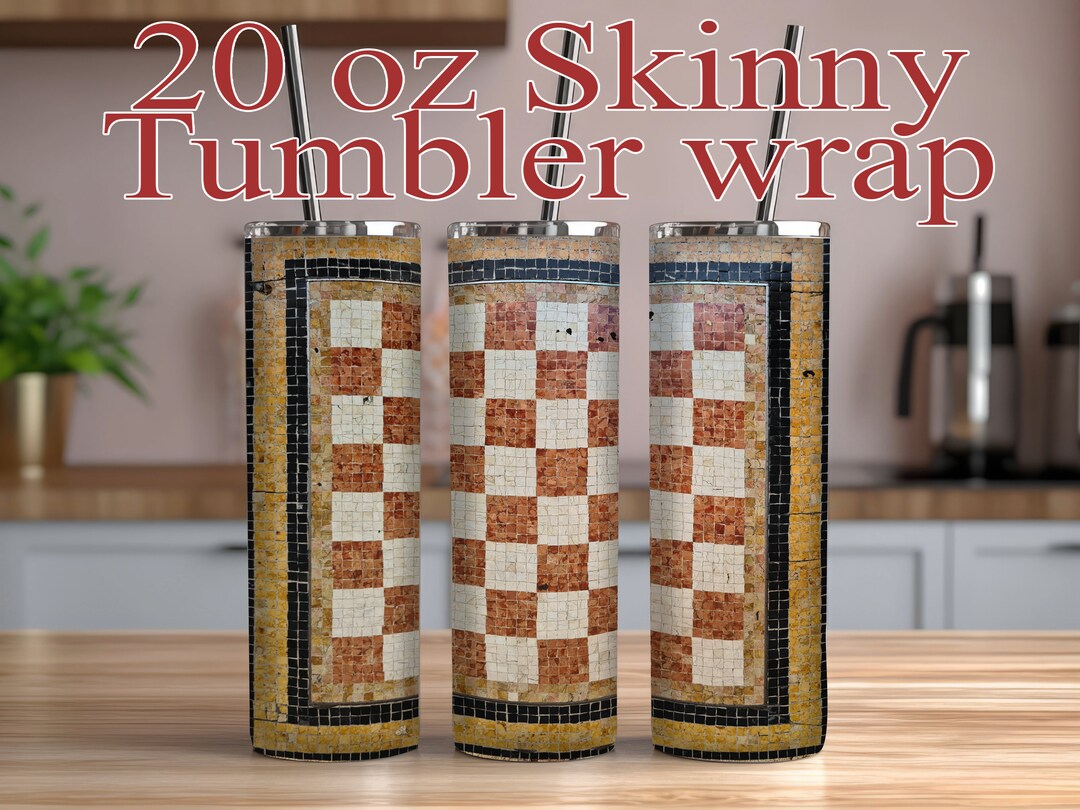 3D Italian Mosaic, Chess Board, Chess Pattern, Checkerboard Wrap ...