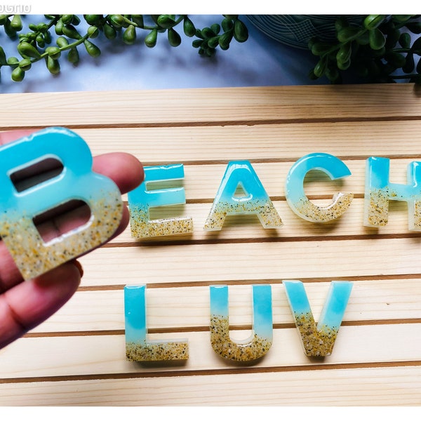 Resin Letters - Etsy