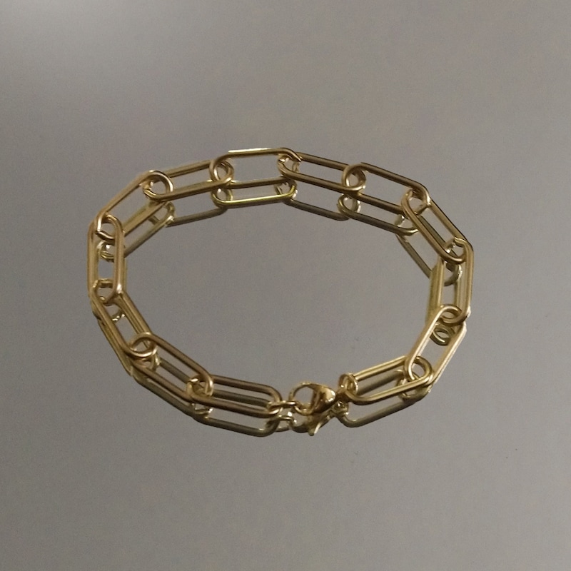 Chunky Paperclip Bracelet - Etsy