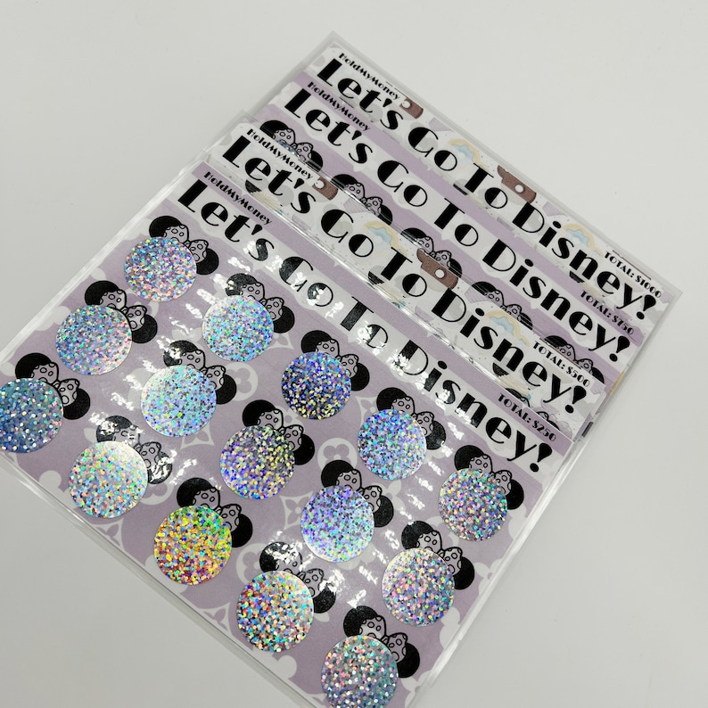 Disney Scratch off Savings Challenge 250 500 750 1000 Cash - Etsy