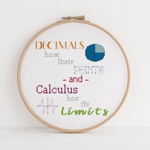 Funny Math Cross Stitch Pattern - Etsy