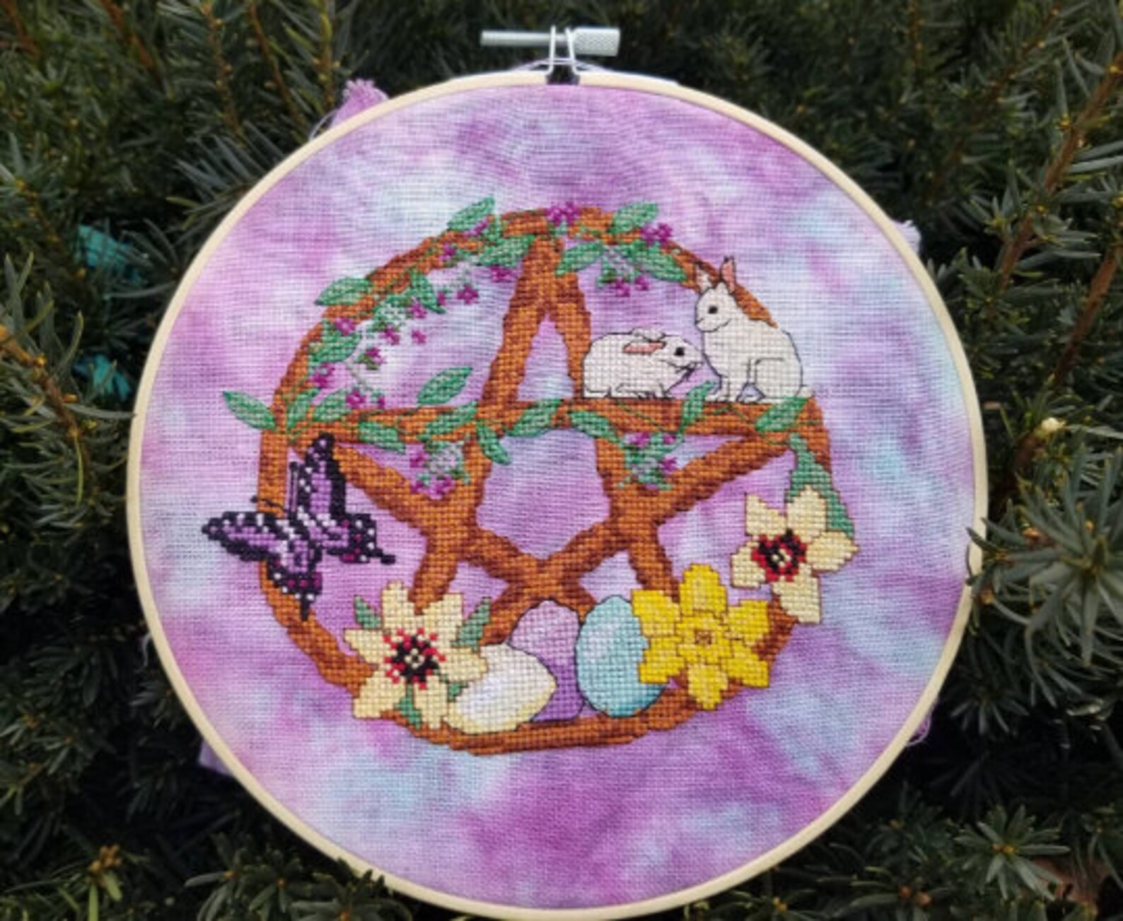 Set of 8 Pentacle Cross Stitch Patterns - Etsy