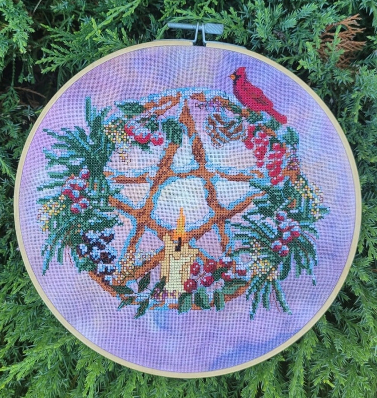 Set of 8 Pentacle Cross Stitch Patterns - Etsy