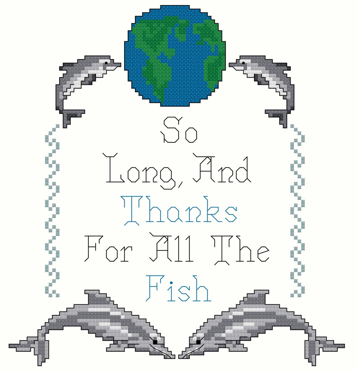 So Long and Thanks for All the Fish Hitchhikers Guide to the - Etsy