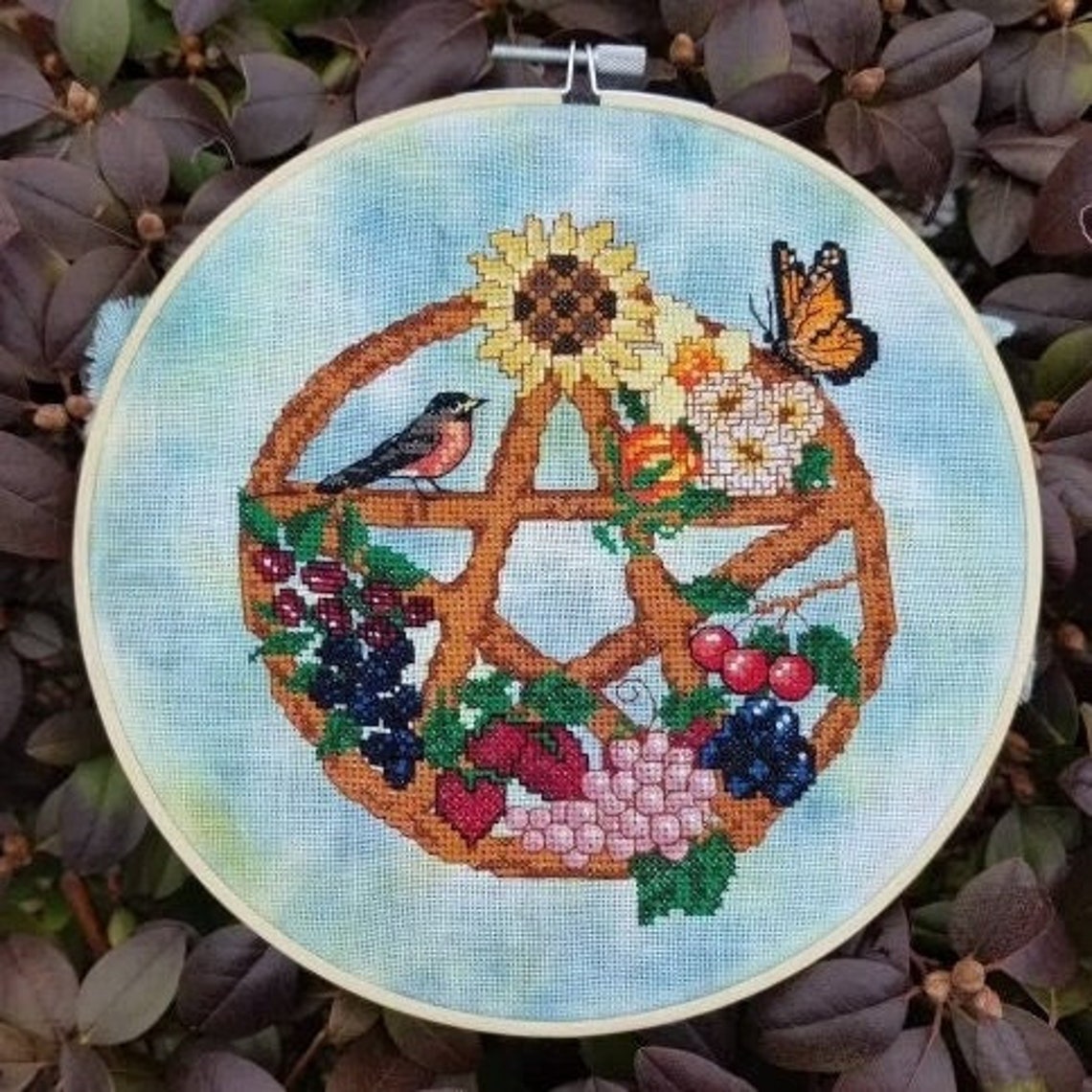 Set of 8 Pentacle Cross Stitch Patterns - Etsy UK
