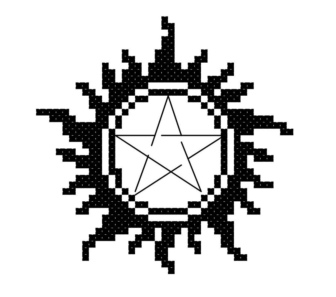 Small Anti Possession Symbol Supernatural Cross Stitch Pattern - Etsy